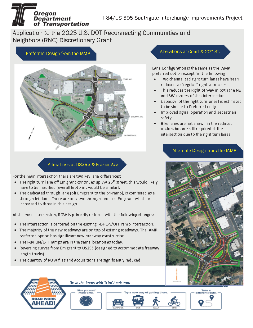 Exit 209 Interchange Plan | Pendleton Projects